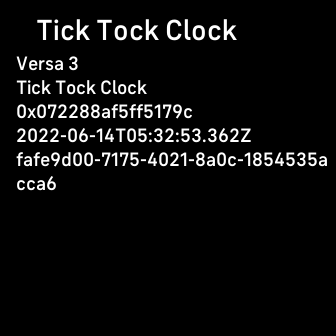 SimpleWatch series and Tick Tock clock Documentation Page